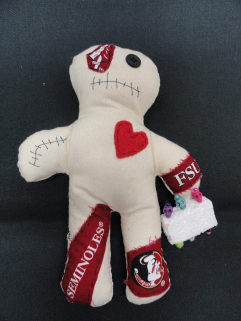 FSU Florida State Seminoles Lucky / Voodoo Doll 8' with 6 | Etsy