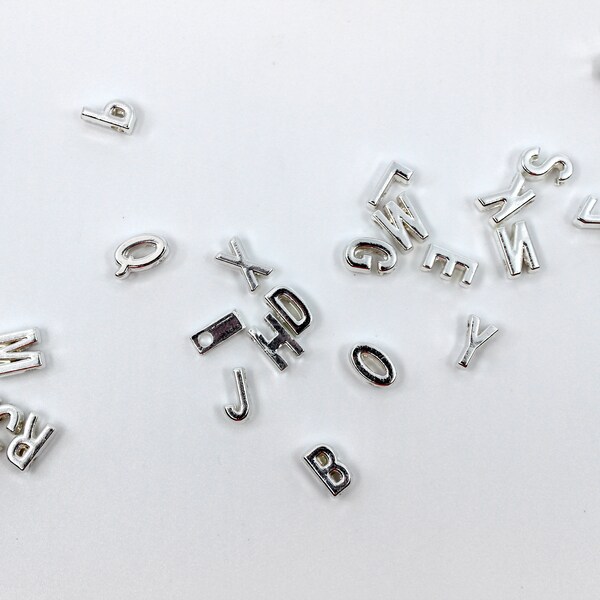 Alphabet Charms - Etsy