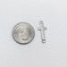 Delicate Silver Plated Small Cross Connector Charm, Cross Connector ...