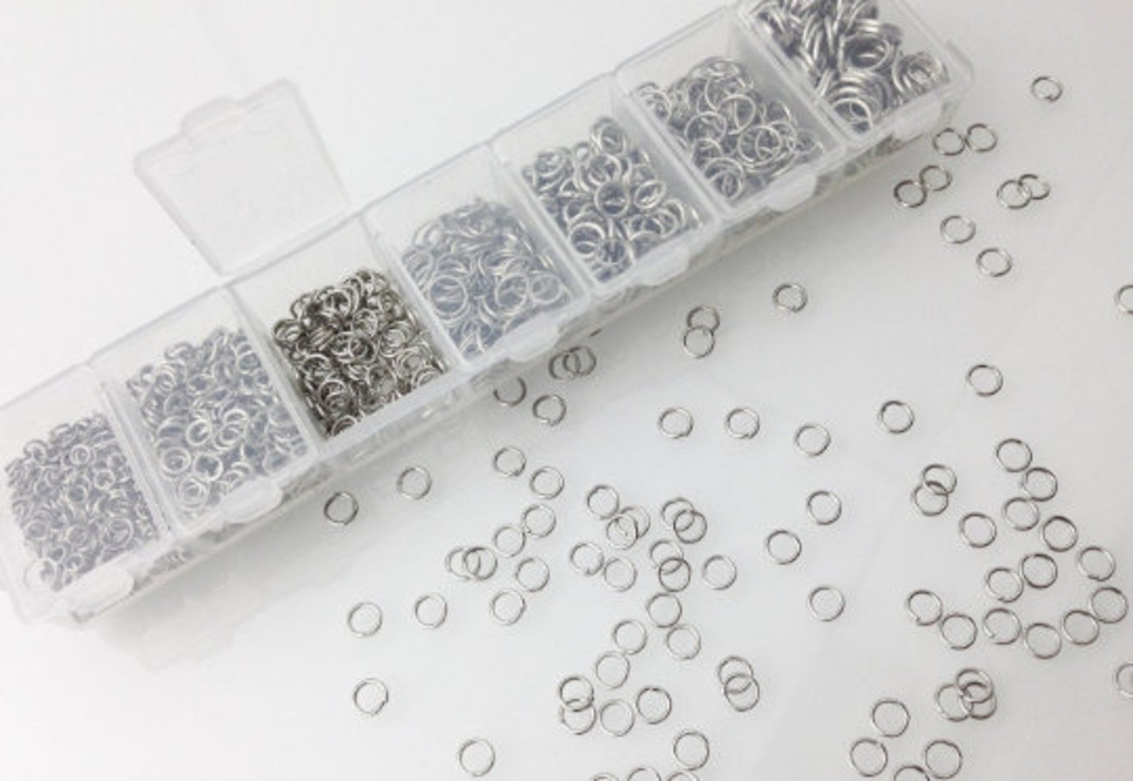 Jump Ring Set Various Finishes Gold Silver Bronze | Etsy