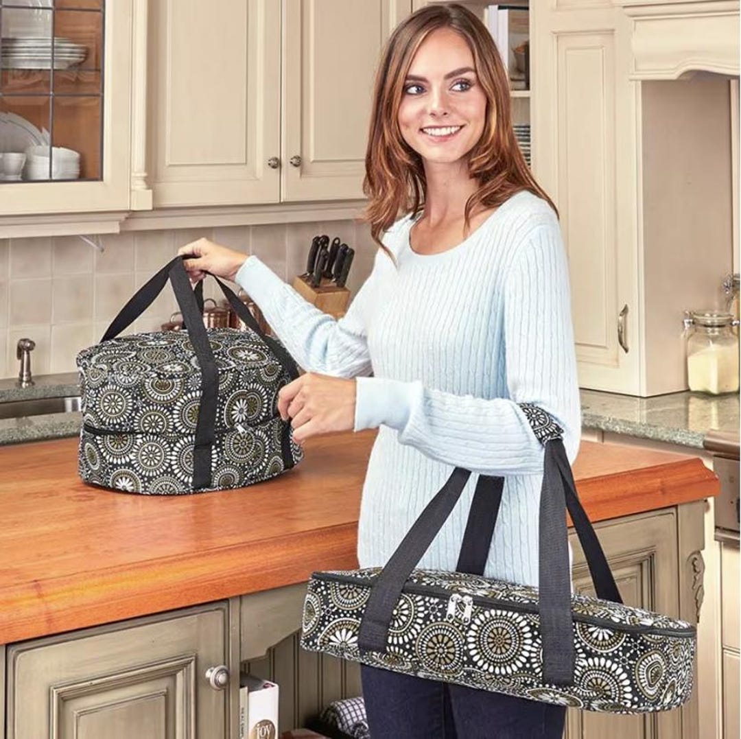 Monogrammed Insulated Crock Pot Slow Cooker Dutch Oven Casserole ...