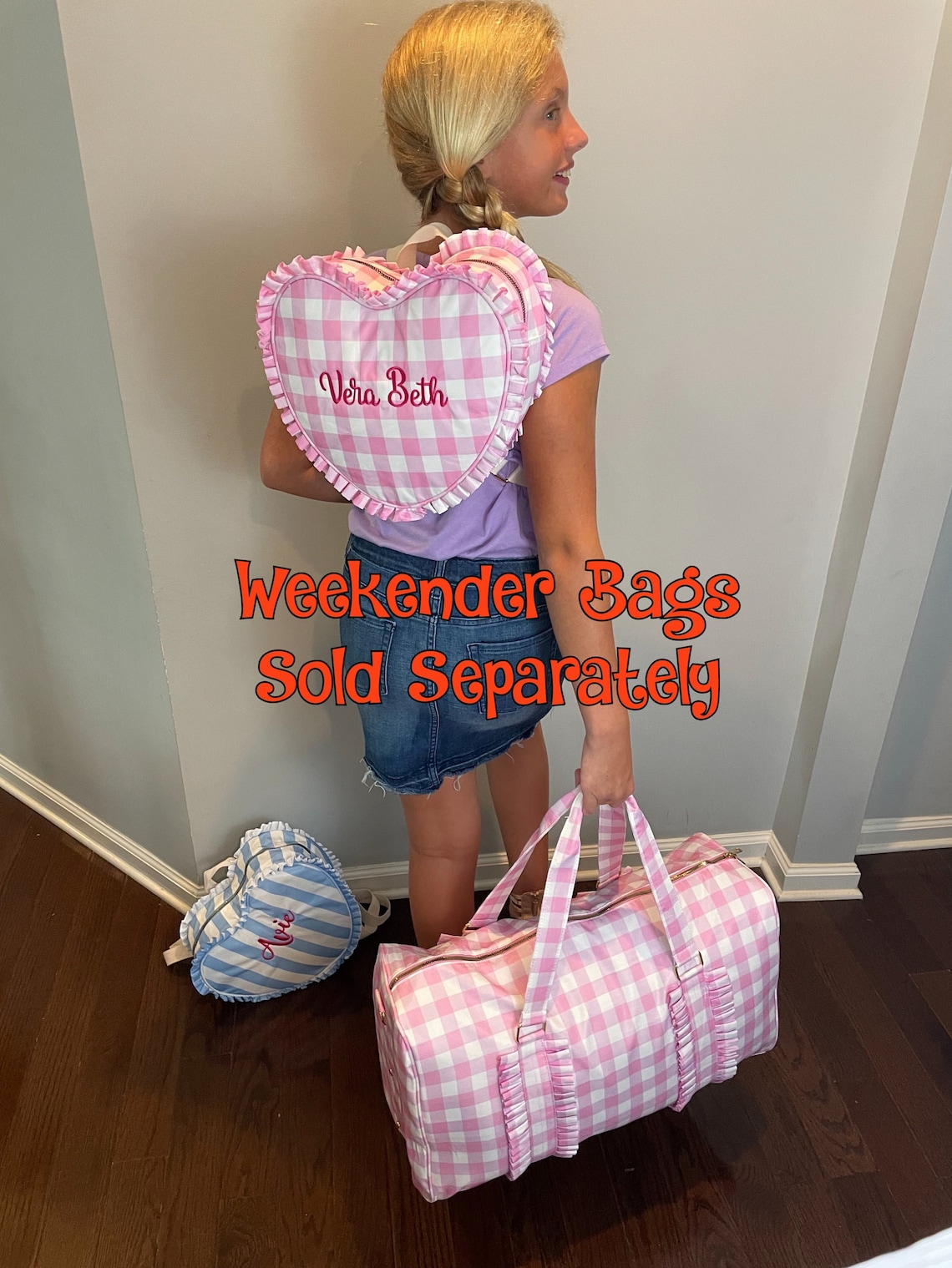 Monogram Heart Shape Backpack Personalize Book Bag Back to - Etsy