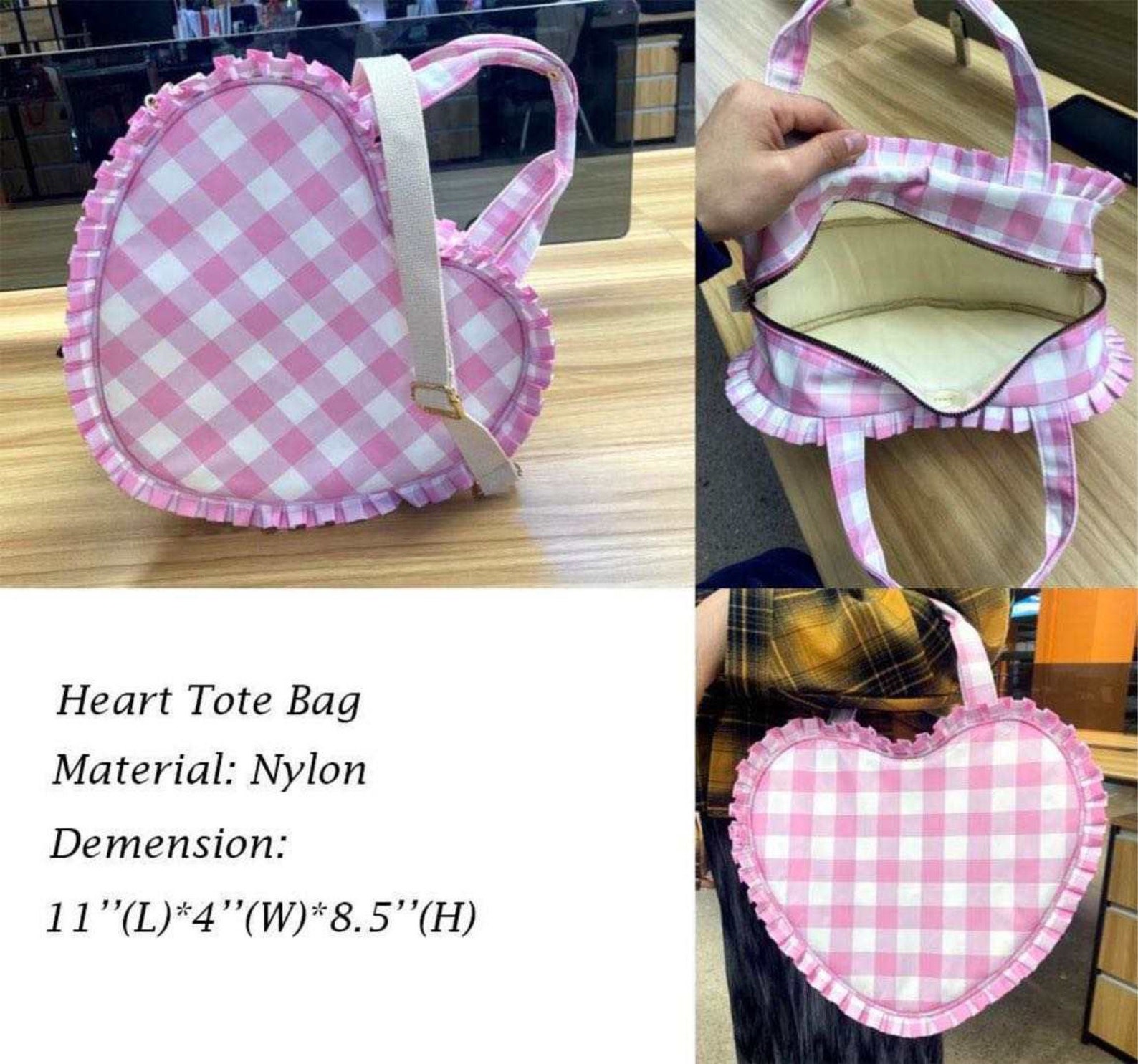 Monogram Heart Shape Backpack Personalize Book Bag Back to - Etsy