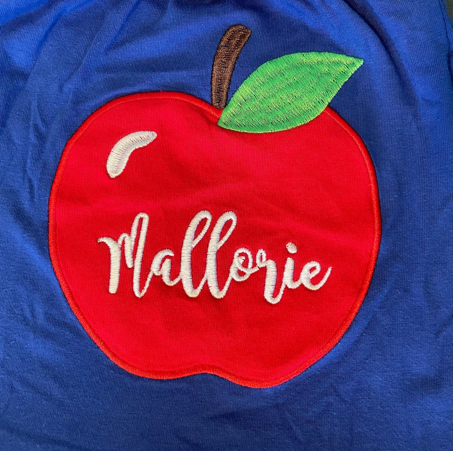 Girls Back to School Apple Outfit Set With Matching Bow and | Etsy