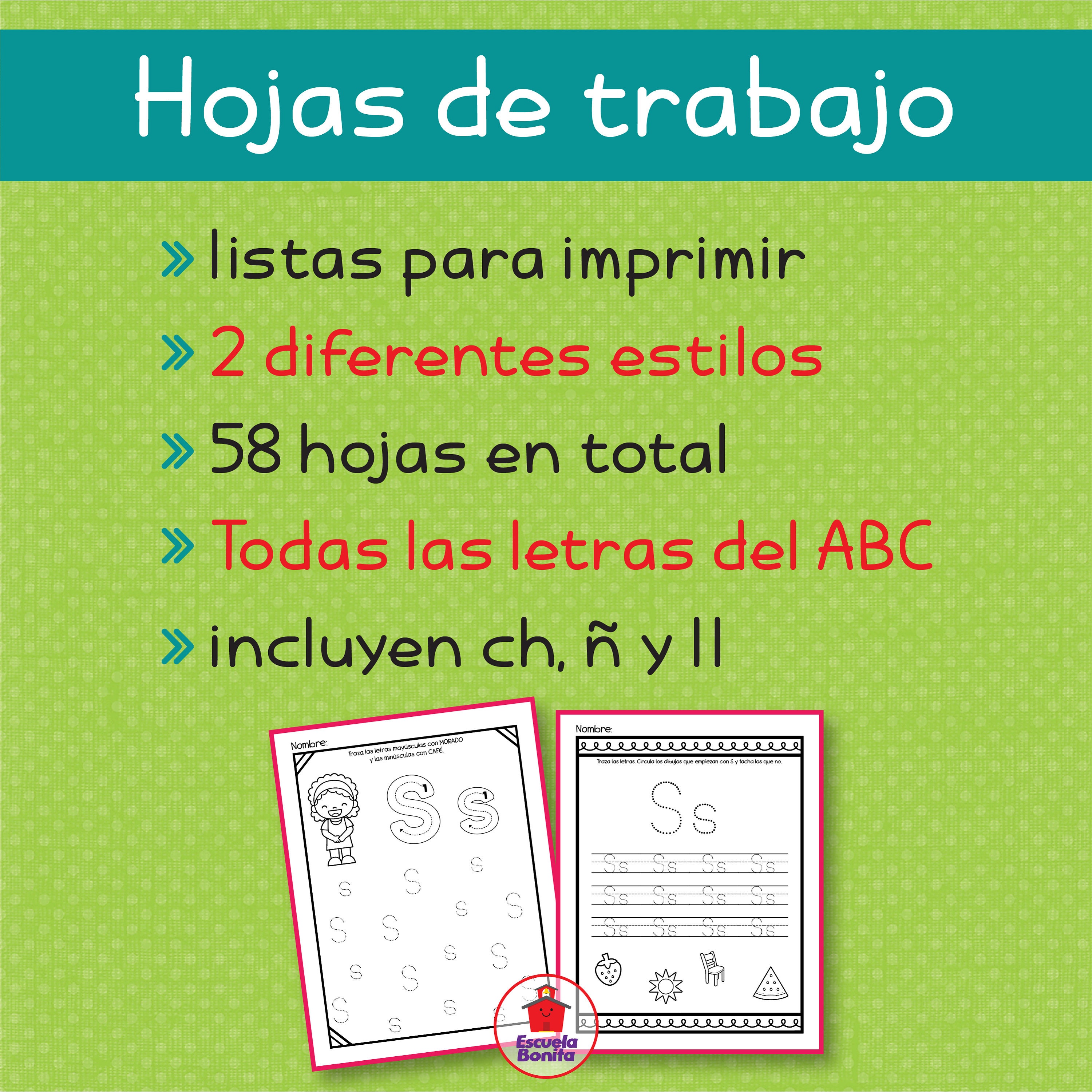 Letras Hojas De Trabajo Alfabeto Libritos Spanish Alphabet Worksheets