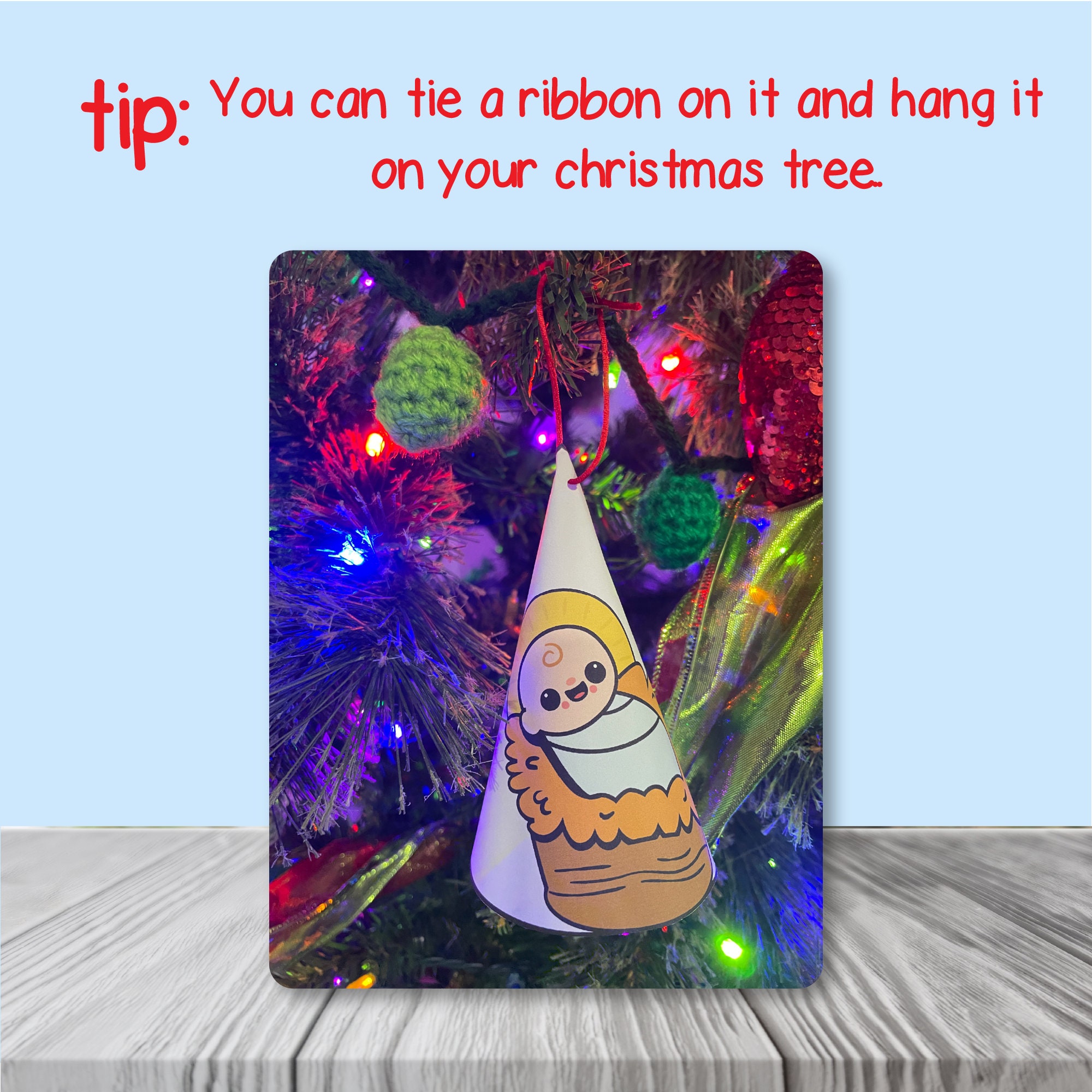 Nativity Cones Craft || Manualidad De Navidad "conos Del Nacimiento" - Etsy