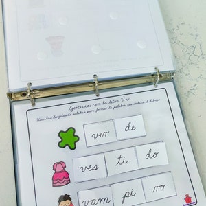 Aprendo a Leer Y Escribir FORMANDO PALABRAS "volumen 2" En CURSIVA ...