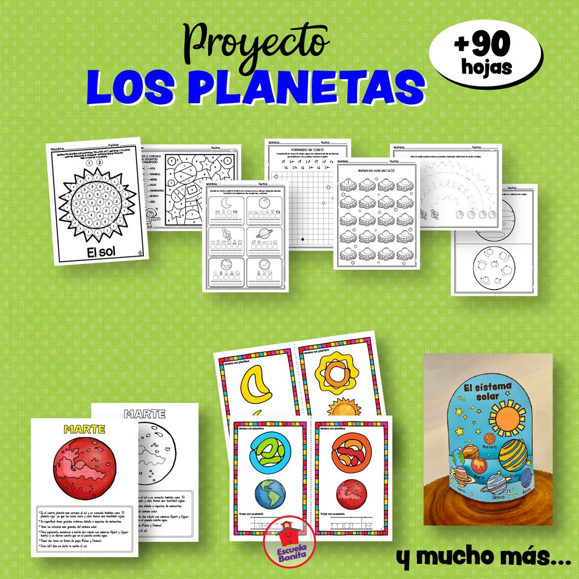 Proyecto Sobre LOS PLANETAS PLANETS Unit Project - Etsy UK