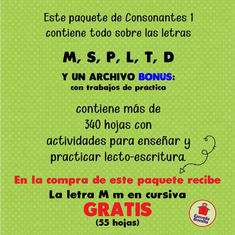 CONSONANTES BUNDLE 1 !! -- La Aventura De Aprender a Leer Y Escribir En ...