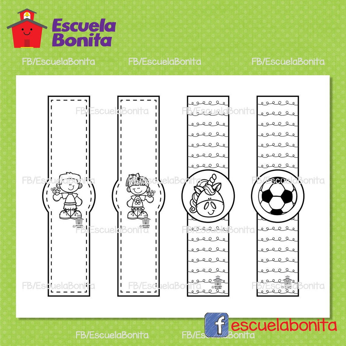 Pulseras Divertidas para niños // Fun Bracelets for kids - Etsy España