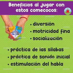 Comecocos De Las Letras Del Abecedario / Spanish Alphabet Cootie ...