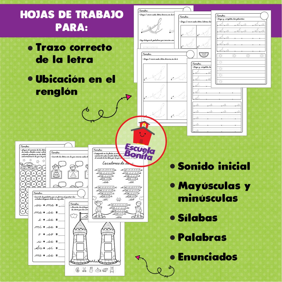 CONSONANTES BUNDLE 1 La Aventura De Aprender a Leer Y Escribir En ...