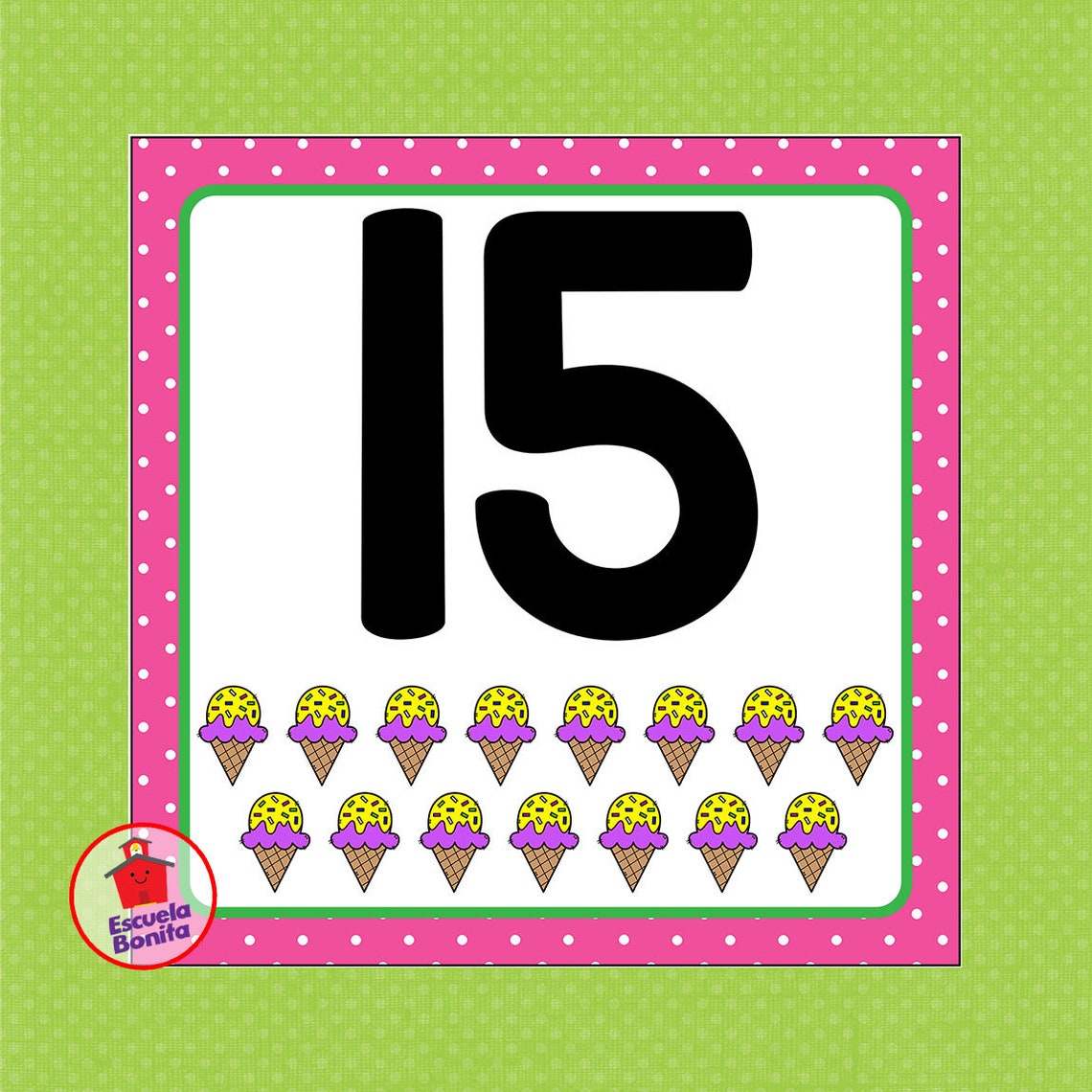 Carteles numéricos 11-20. // Cartelones con los números del 11 al 20 ...