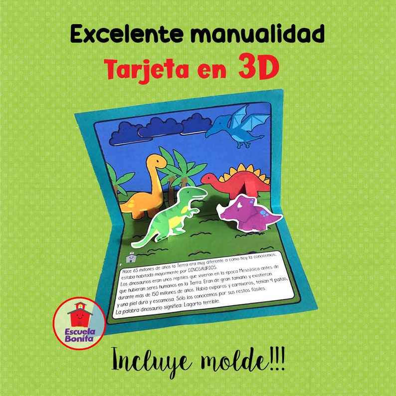 Proyecto Sobre DINOSAURIOS!!! // DINOSAUR UNIT in Spanish - Etsy