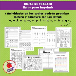 CONSONANTES BUNDLE 2 !! -- La Aventura De Aprender a Leer Y Escribir En ...