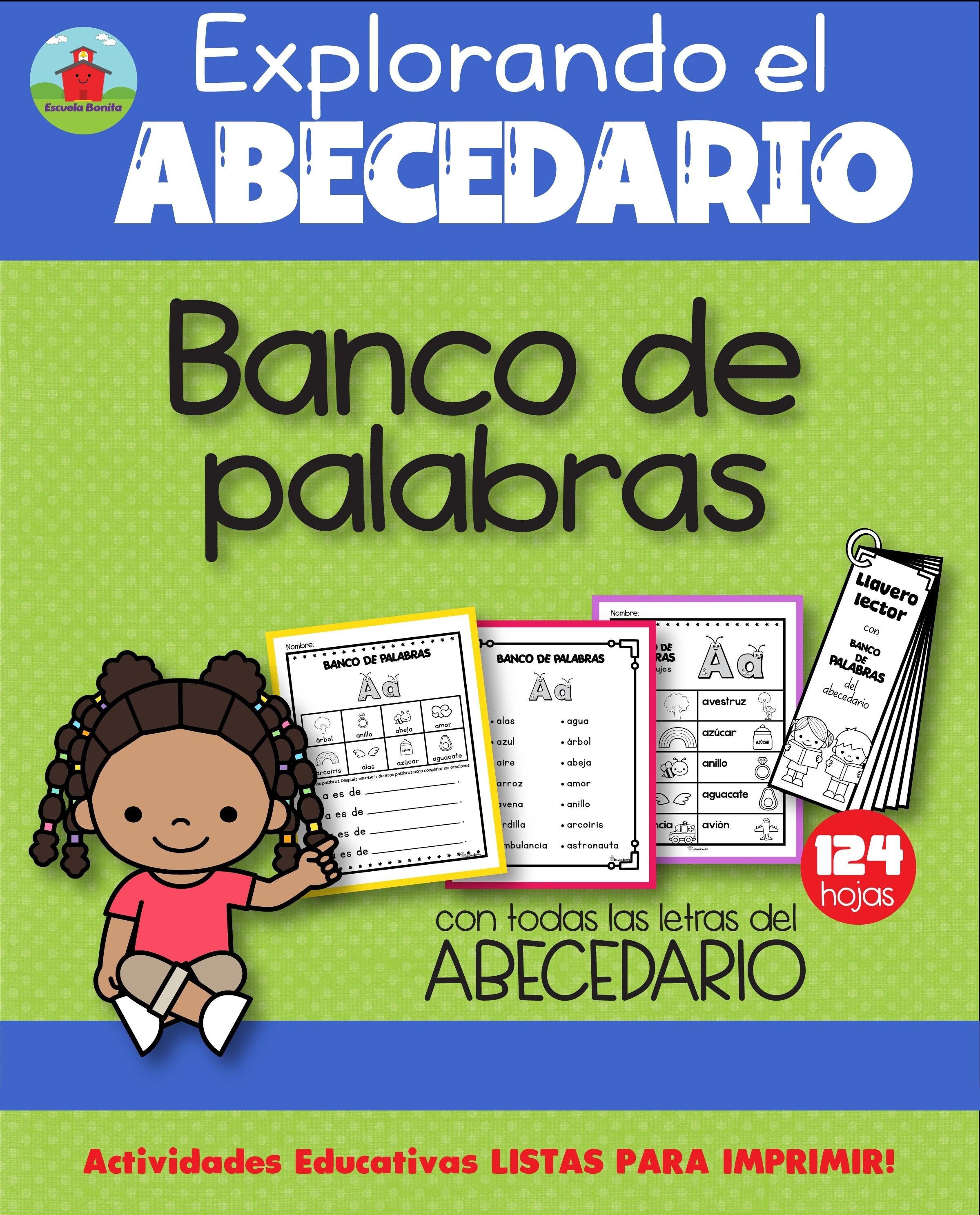 BANCO DE PALABRAS Con El Abecedario / Spanish Word List - Etsy