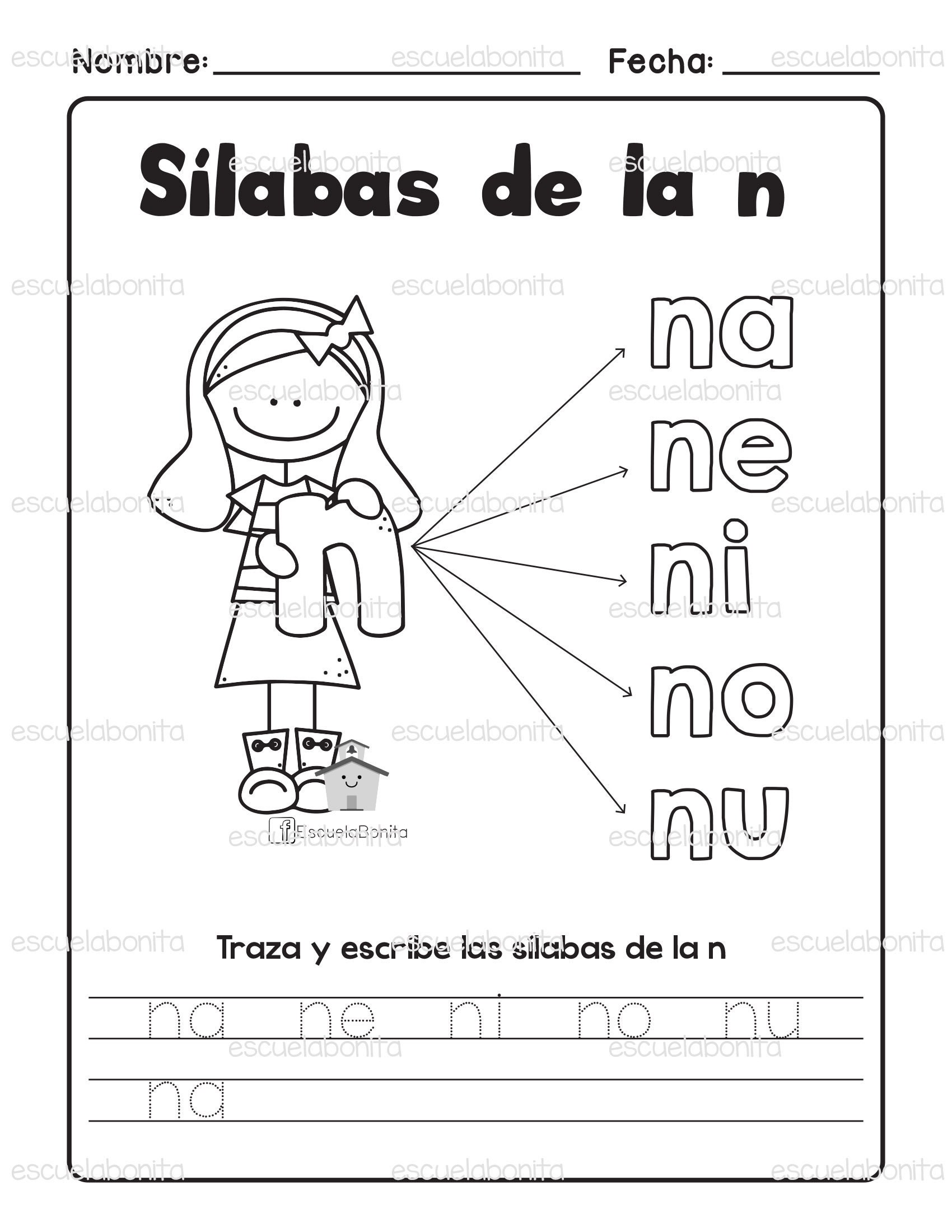 Silabas Para Ninos En Español