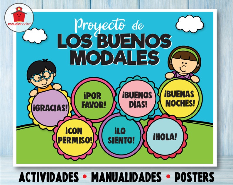 Proyecto Sobre Los BUENOS MODALES / Good Manners UNIT in Spanish - Etsy