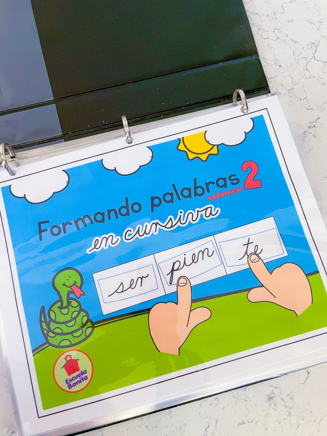 Aprendo a Leer Y Escribir FORMANDO PALABRAS "volumen 2" En CURSIVA ...