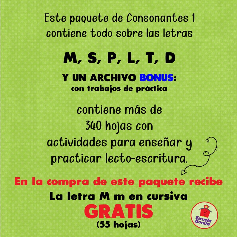 CONSONANTES BUNDLE 1 !! -- La Aventura De Aprender a Leer Y Escribir En ...