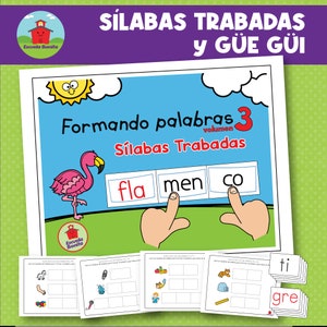 SUPER BUNDLE Aprendo a Leer Y Escribir "formando Palabras" 1, 2 Y 3 En ...