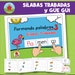 SUPER BUNDLE Aprendo a Leer Y Escribir "formando Palabras" 1, 2 Y 3 En ...