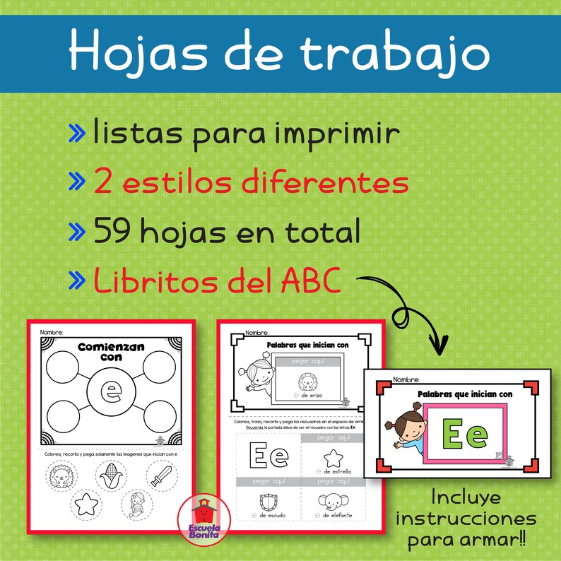 Sonido Inicial Con El Abecedario / Spanish Alphabet Initial Sound - Etsy