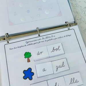 Aprendo a Leer Y Escribir FORMANDO PALABRAS "volumen 2" En CURSIVA ...