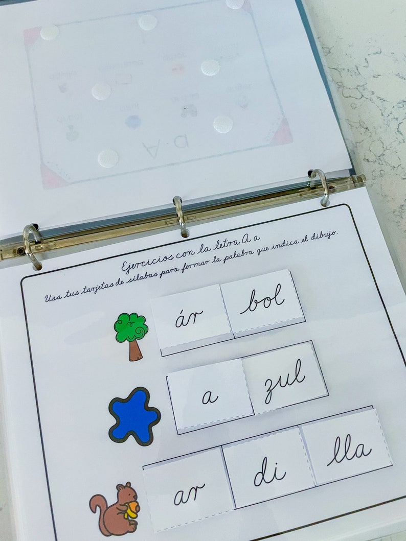 Aprendo a Leer Y Escribir FORMANDO PALABRAS volumen 2 En CURSIVA En ...