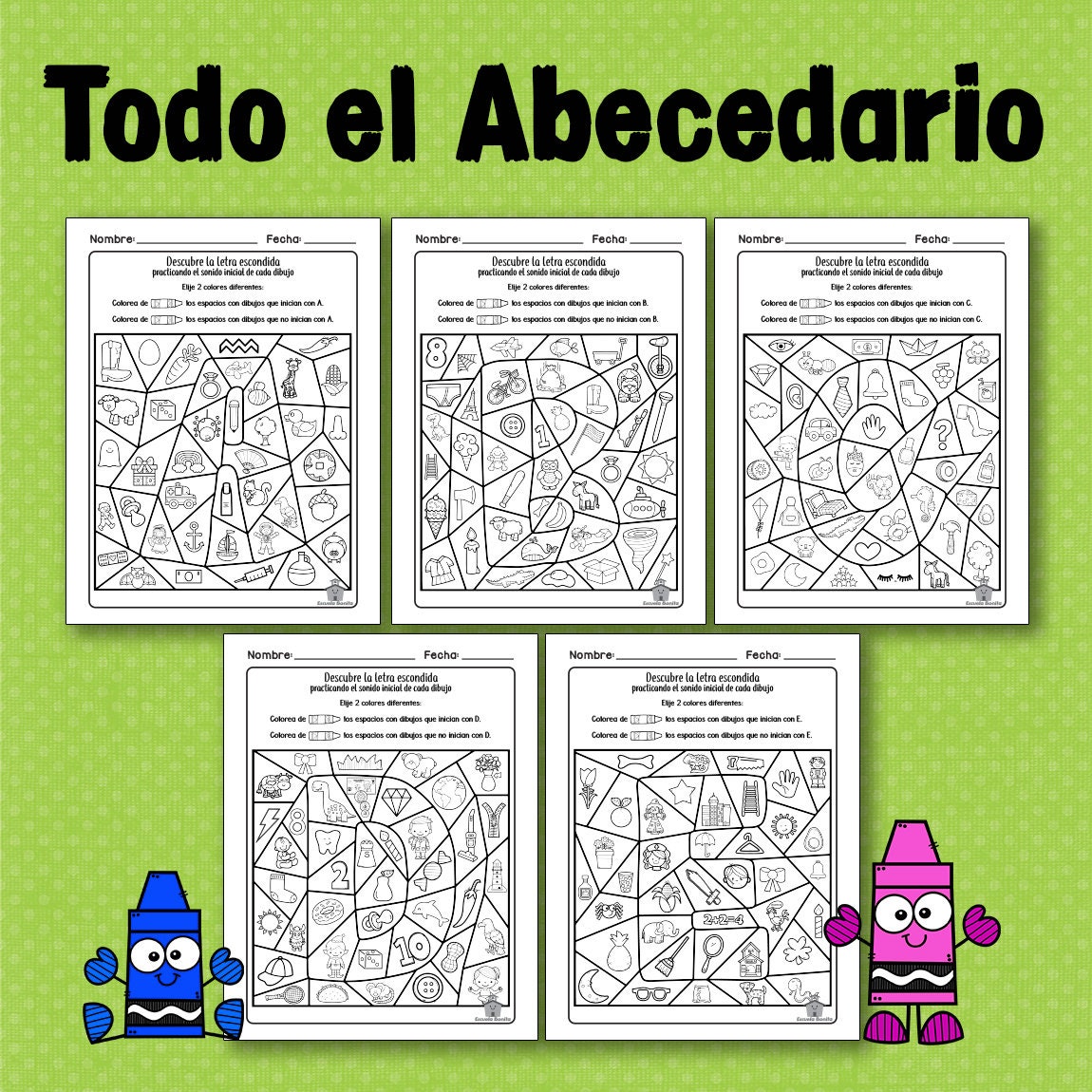 Encuentra la letra escondida!!! Encuentra la letra escondida ESPAÑOL ...