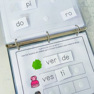 Aprendo a Leer Y Escribir FORMANDO PALABRAS "volumen 2" En ESPAÑOL ...