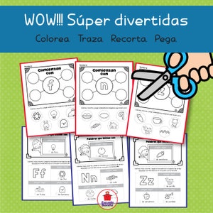 Sonido Inicial Con El Abecedario / Spanish Alphabet Initial Sound - Etsy