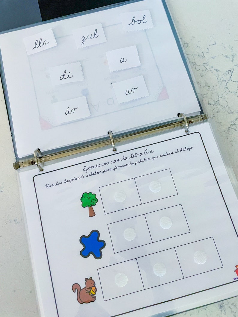 Aprendo a Leer Y Escribir FORMANDO PALABRAS volumen 2 En CURSIVA En ...