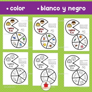 Ruletas Del Abecedario / Spanish Alphabet Spinners - Etsy