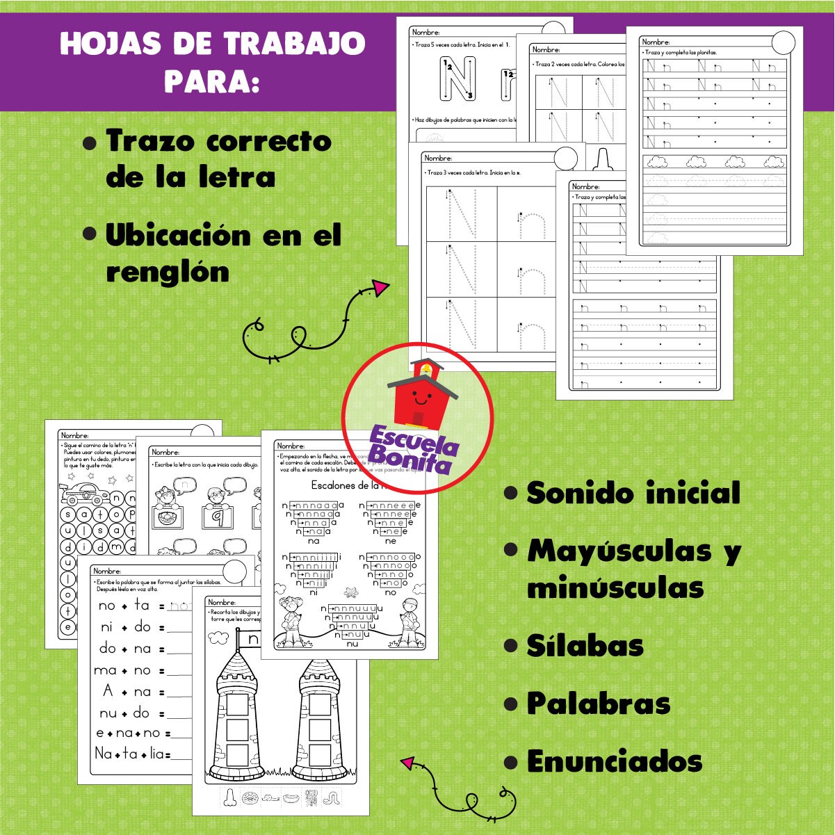 CONSONANTES BUNDLE 2 !! -- La Aventura De Aprender a Leer Y Escribir En ...