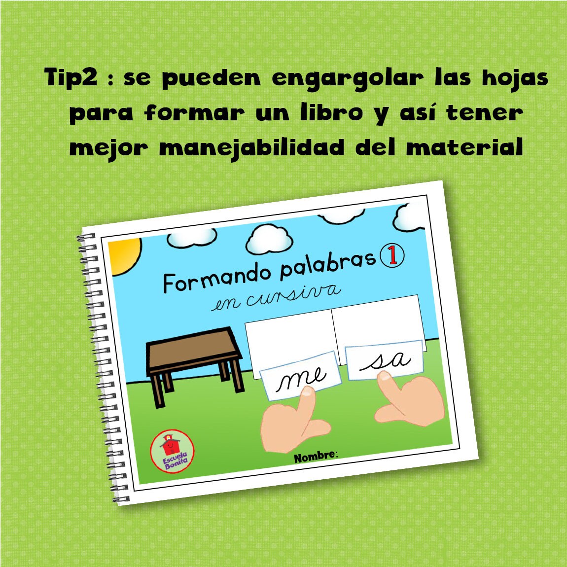 Aprendo a Leer Y Escribir "formando PALABRAS 1" En CURSIVA!!! (en ...