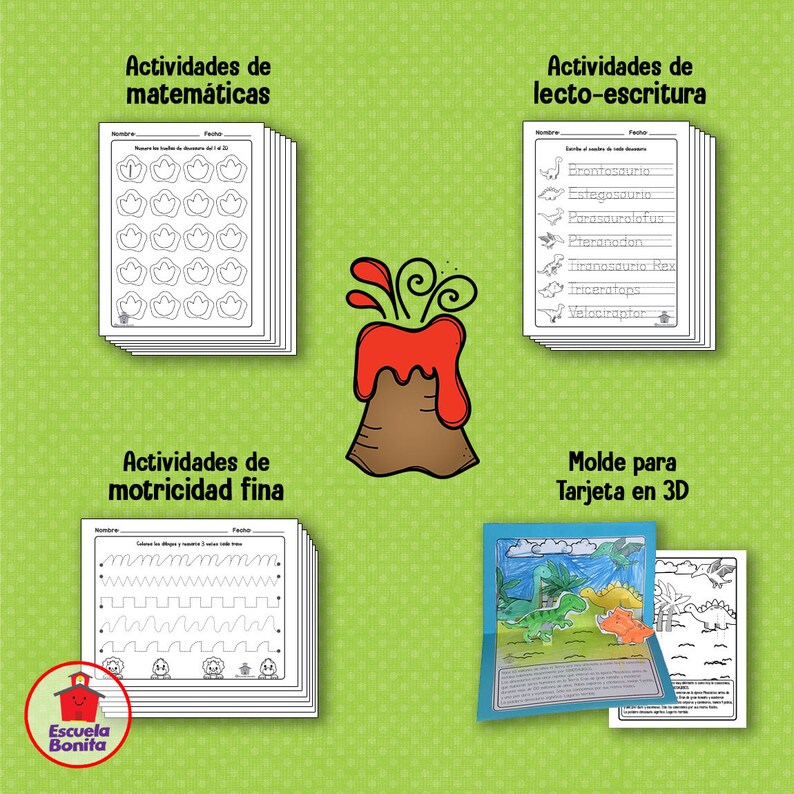 Proyecto Sobre DINOSAURIOS!!! // DINOSAUR UNIT in Spanish - Etsy