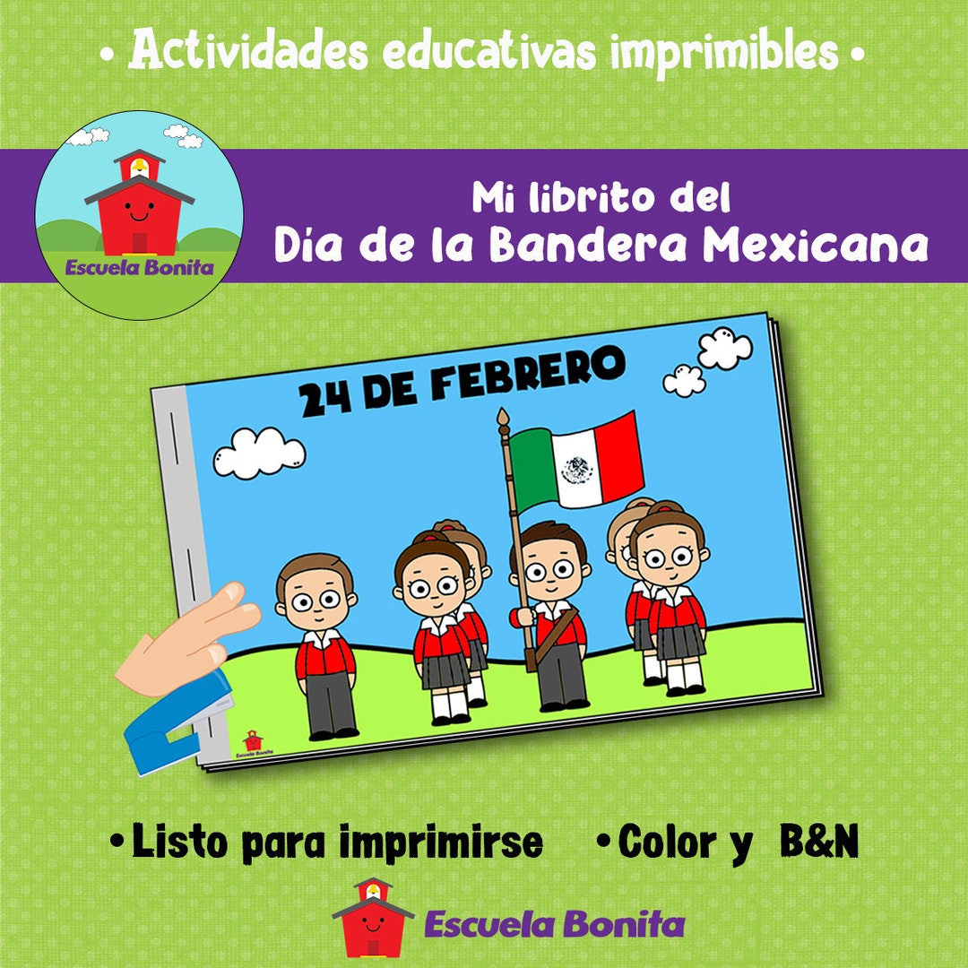 Mi Librito Del Día De La Bandera Mexicana // MEXICAN FLAG DAY - Etsy