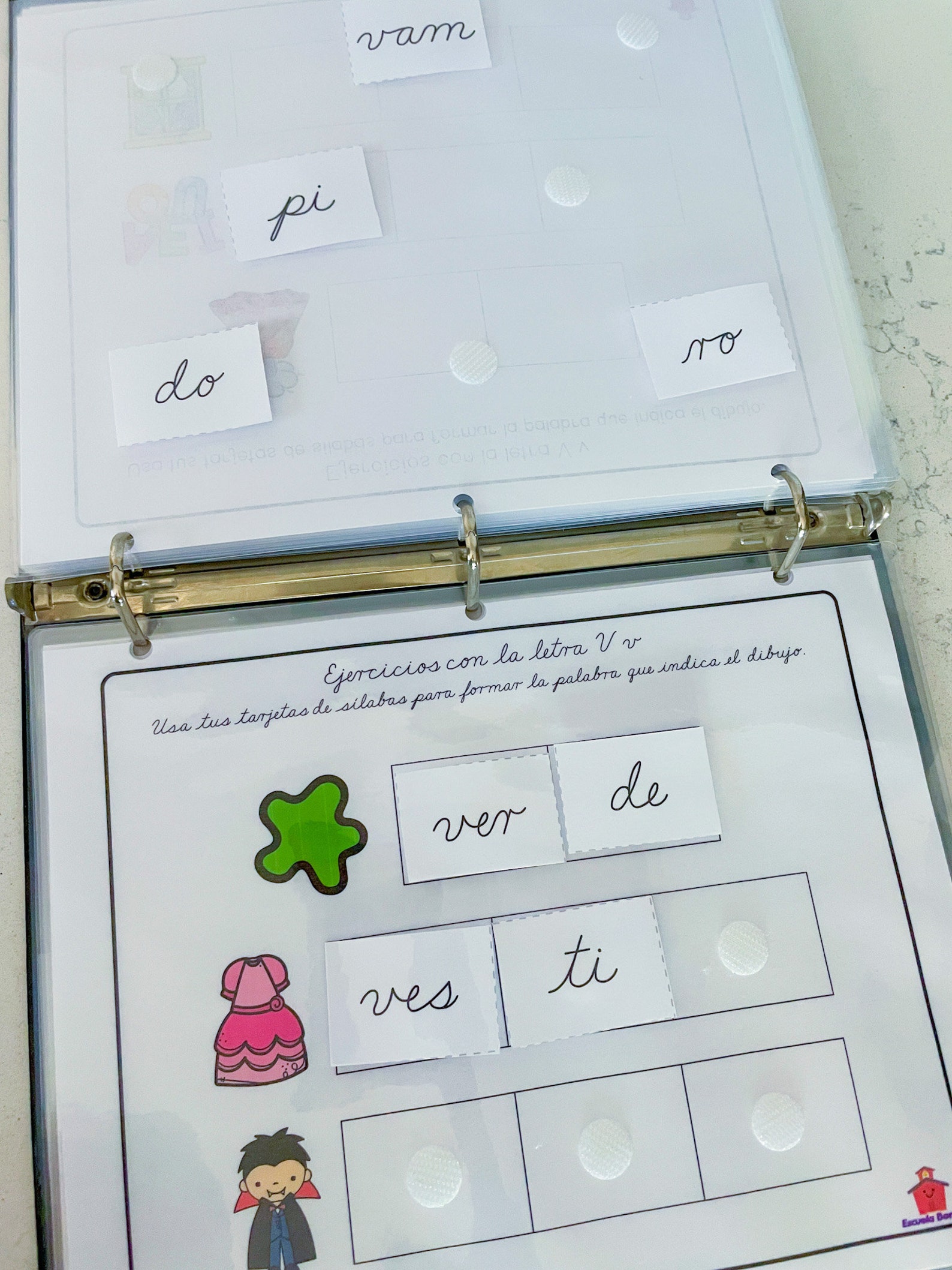 Aprendo a Leer Y Escribir FORMANDO PALABRAS "volumen 2" En CURSIVA ...