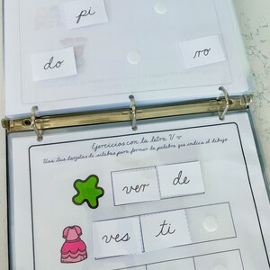 Aprendo a Leer Y Escribir FORMANDO PALABRAS "volumen 2" En CURSIVA ...