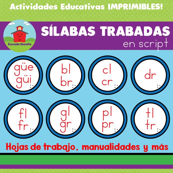 50 Ejemplos De Palabras Con Sílabas TRABADAS Para Niños, 59% OFF