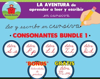 CONSONANTES BUNDLE 1 La Aventura De Aprender a Leer Y | Etsy