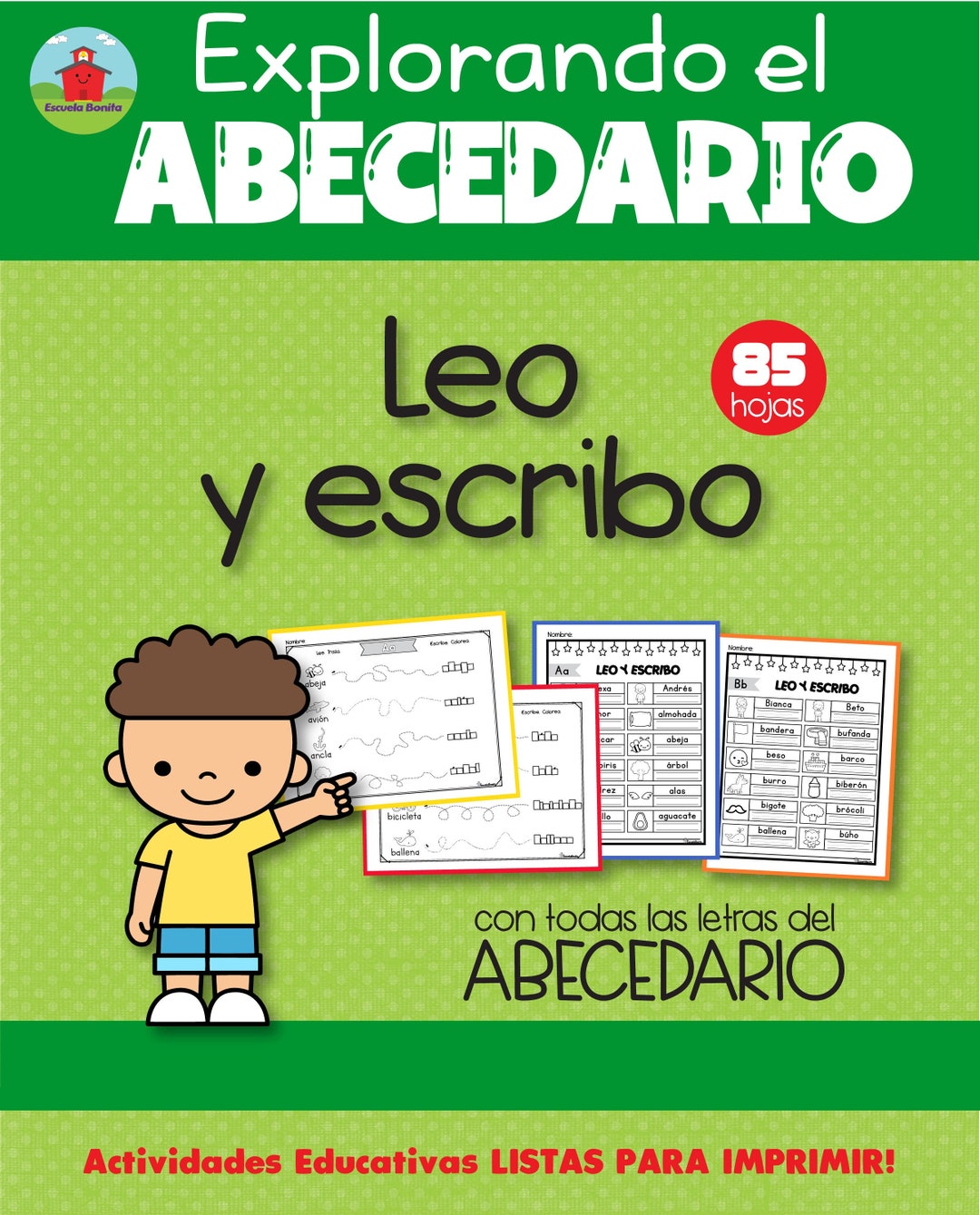 LEO Y ESCRIBO Con El Abecedario / Spanish Alphabet Activities - Etsy