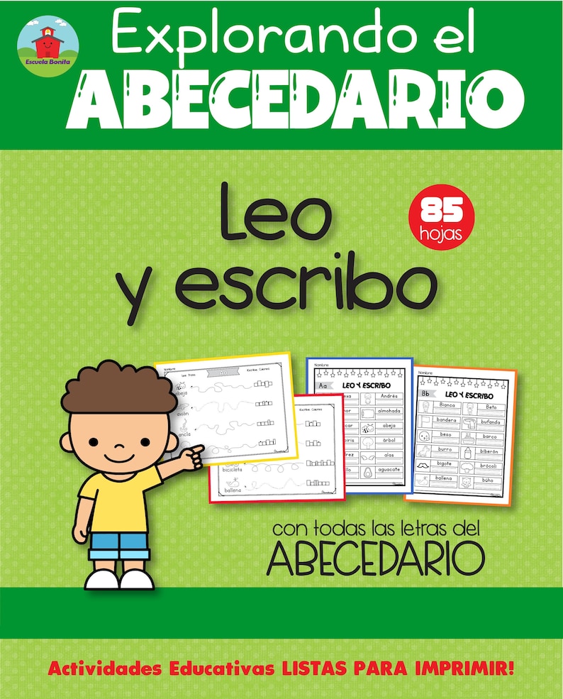 LEO Y ESCRIBO Con El Abecedario / Spanish Alphabet Activities - Etsy