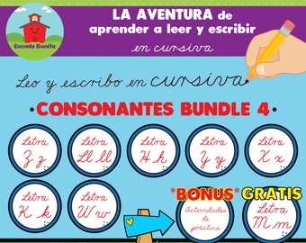 CONSONANTES BUNDLE 3 La Aventura De Aprender a Leer Y | Etsy