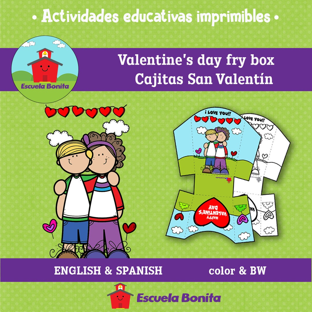 Valentine's Day Craft / San Valentín Manualidad - Etsy