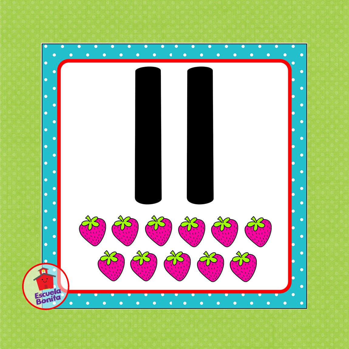 Carteles numéricos 11-20. // Cartelones con los números del 11 al 20 ...