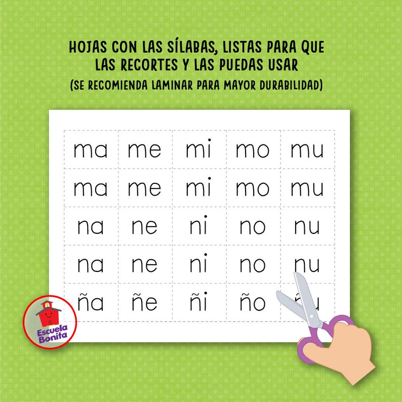 Aprendo a Leer Y Escribir FORMANDO PALABRAS 1 // I Learn to Read and ...