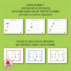 Aprendo a Leer Y Escribir FORMANDO PALABRAS 1 // I Learn to Read and ...