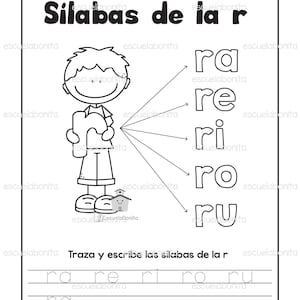 Aprendiendo Las Sílabas En Español / Learning the Syllables (spanish ...